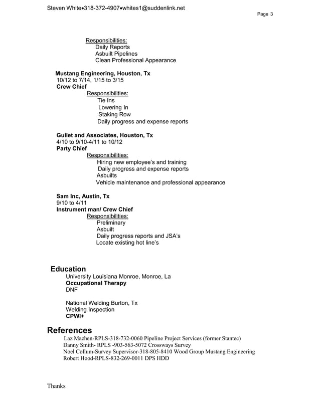 Steven 2016 resume | PDF | Free Download