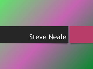 Steve neale | PPTX