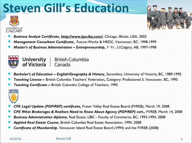 Steven Gill Powerpoint Cv, V4 | PPT