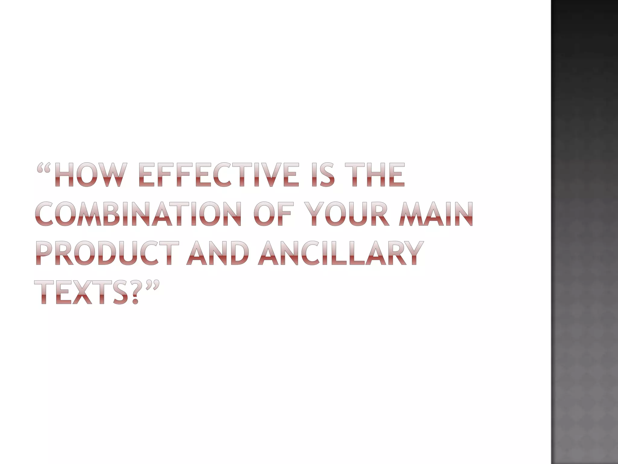 A2 Evaluation presentation | PPTX