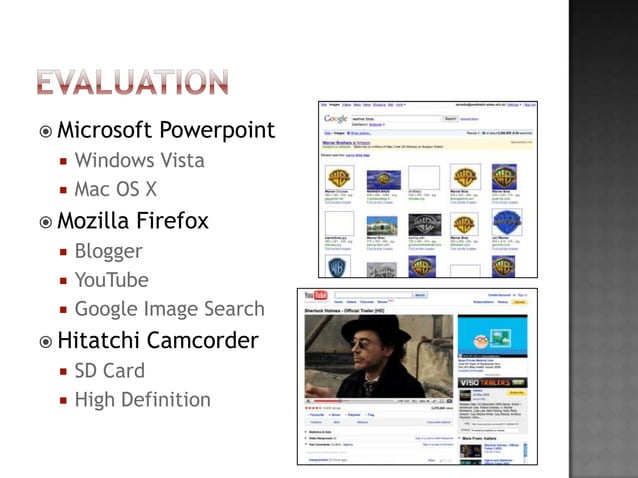 A2 Evaluation presentation | PPT