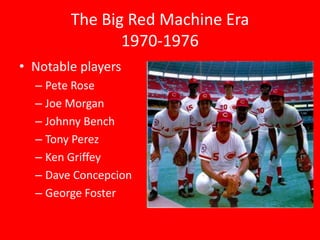 History of the Cincinnati Reds | PPTX