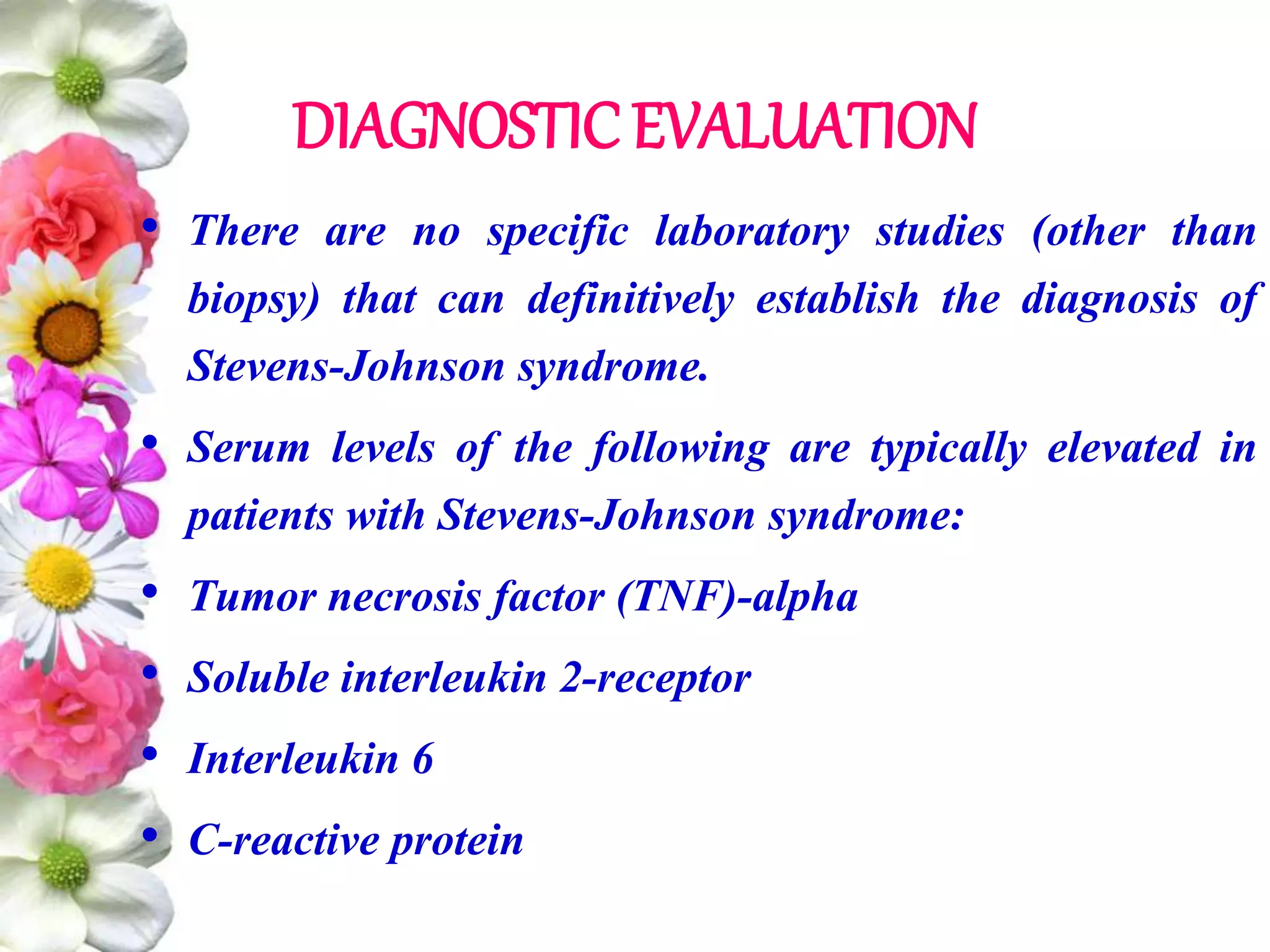 Steven johnson syndrome- | PPTX