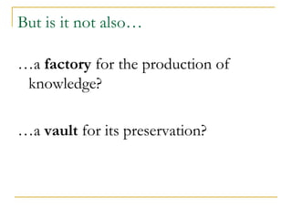 Stevens preserving knowledge | PPT | Education