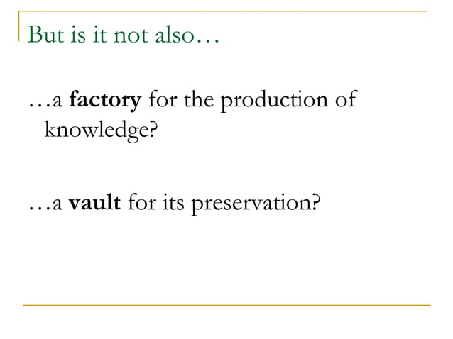 Stevens preserving knowledge | PPT | Education