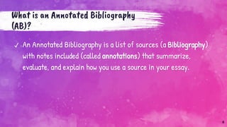 Stevens-Week8-Annotated Bibliographies.pptx
