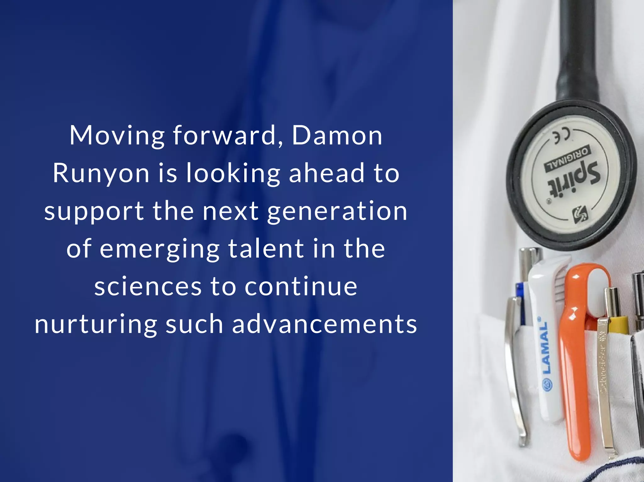 Fighting Cancer With Theater- The Damon Runyon Foundation | PPT