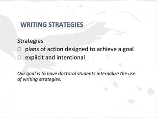 The Choppy Waters of Academic Writing for Education Doctoral Students ...