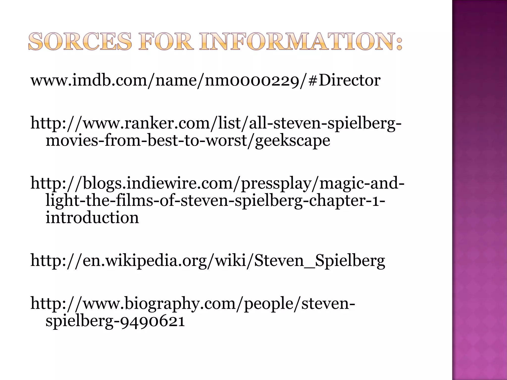 Steven spielberg | PPT