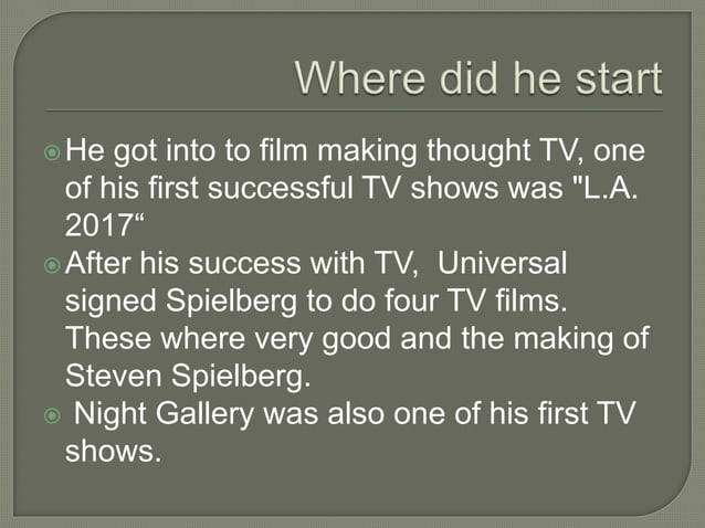 Steven spielberg director | PPTX