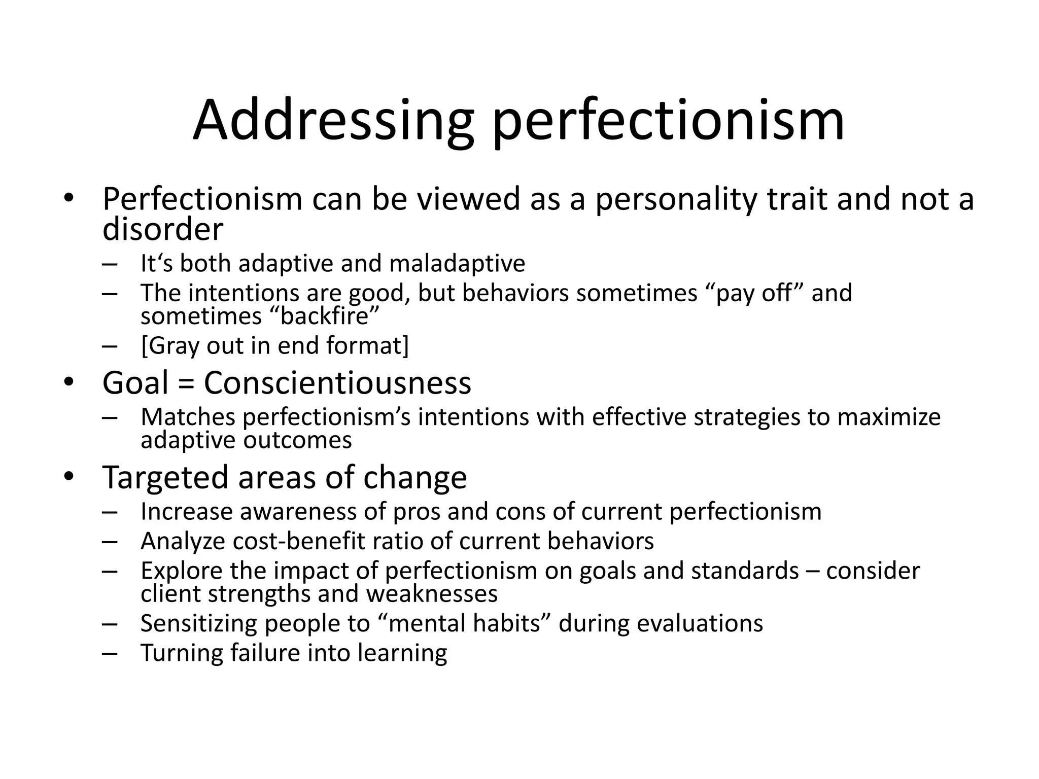 Steven Tsao - Perfectionism and Eating Disorder: Personal and Professional Perspectives | PPTX
