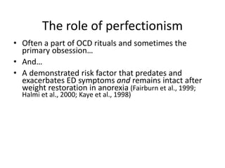 Steven Tsao - Perfectionism and Eating Disorder: Personal and ...