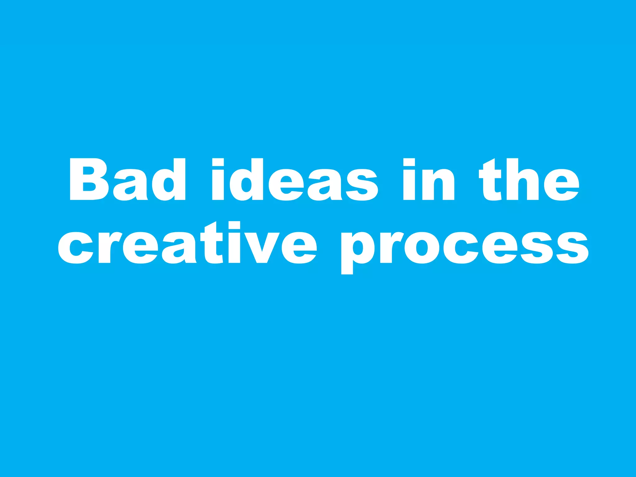 The Power of Bad Ideas | PPTX