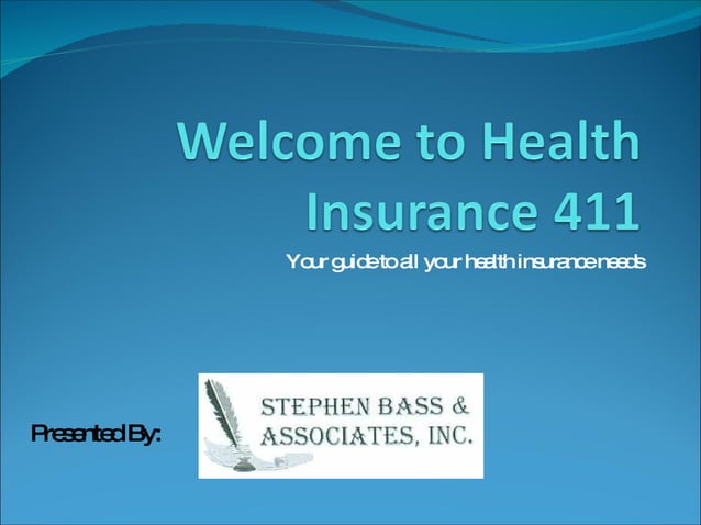 Health Insurance 411 | PPT