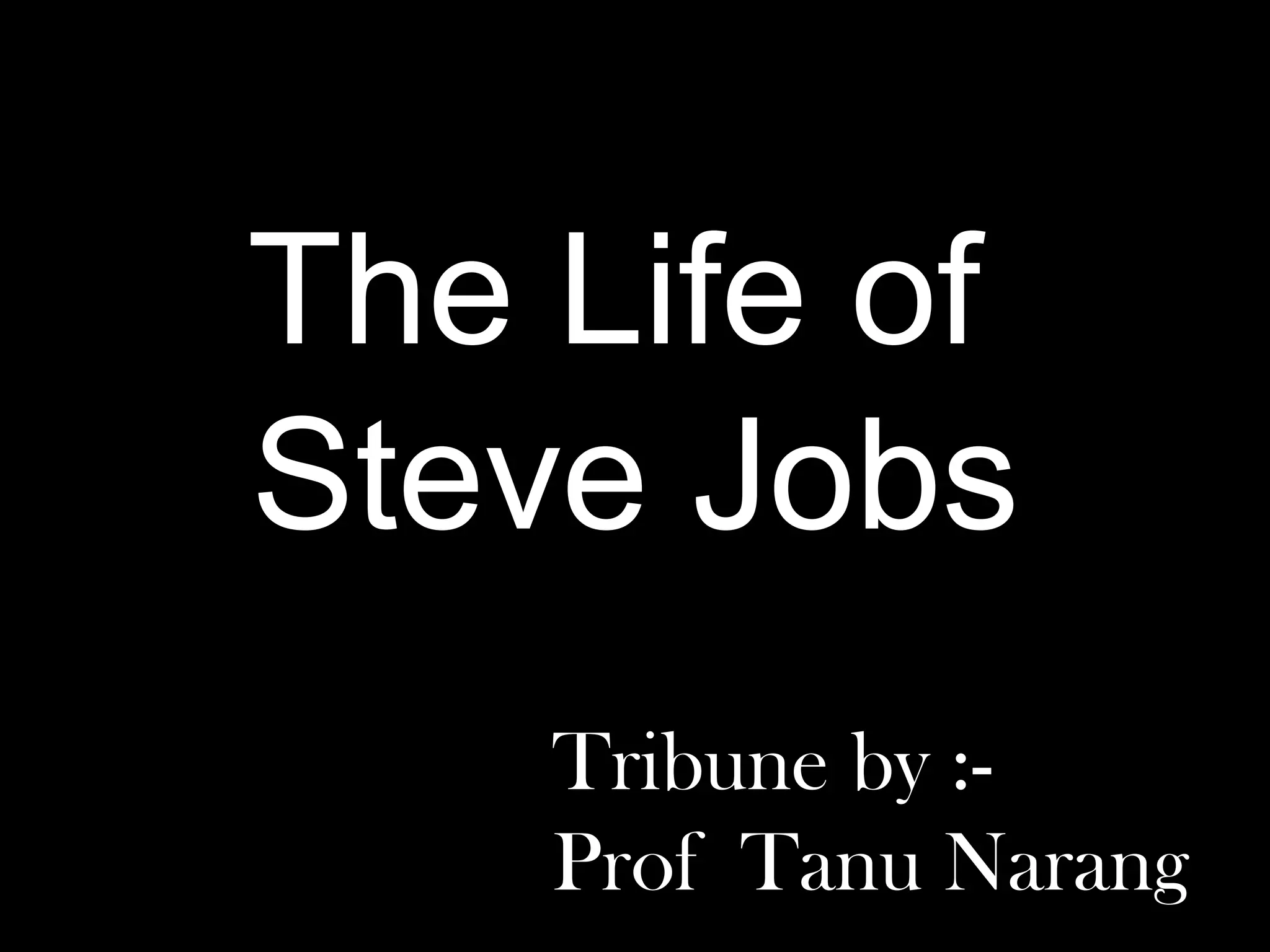 Steve ppt | PPT