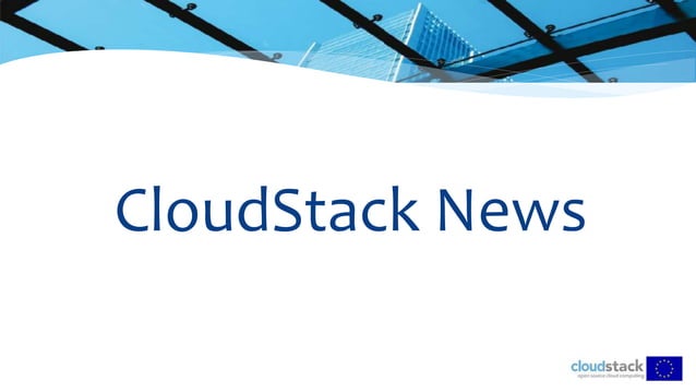 CloudStack news | PPT