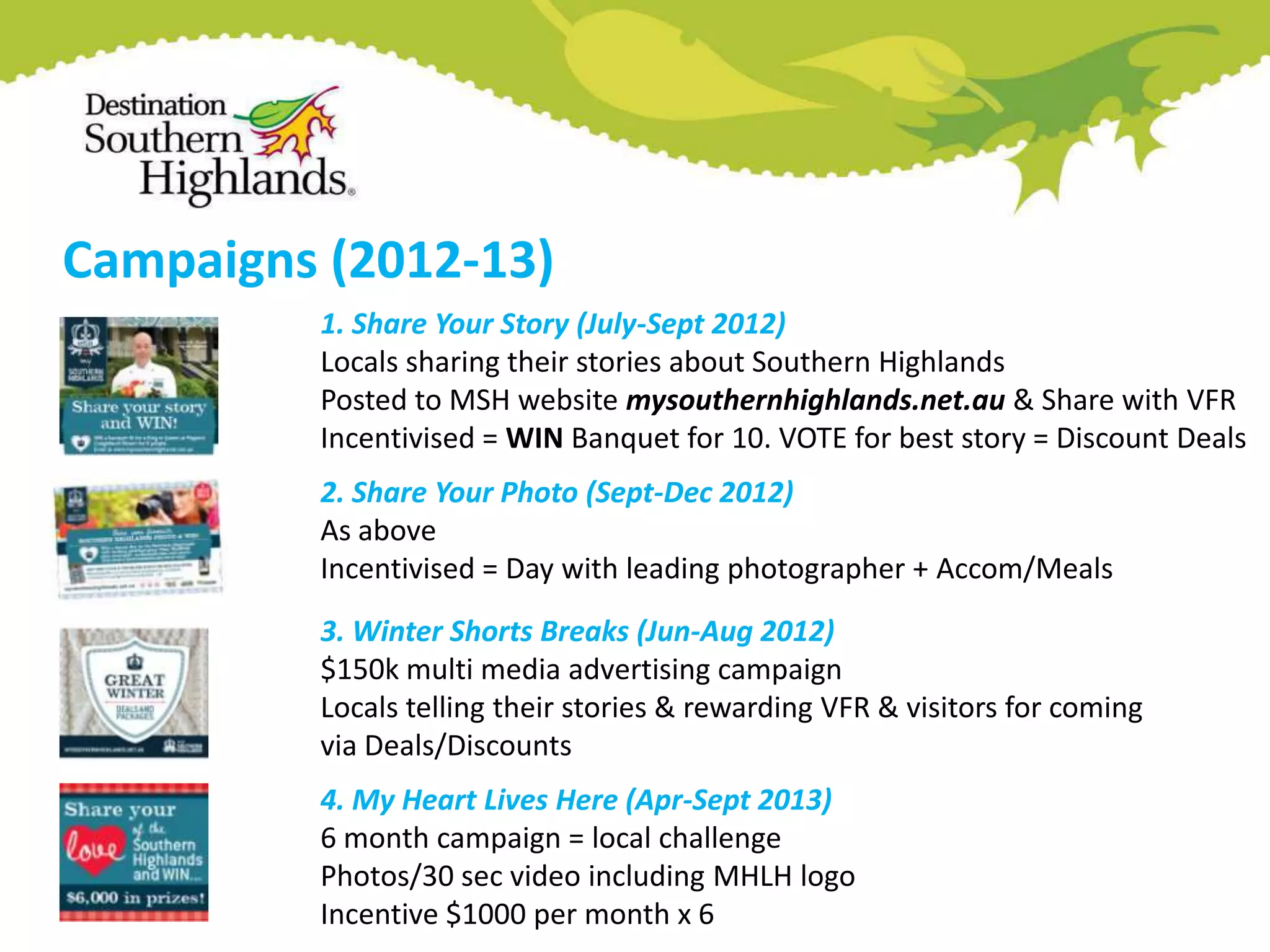 Steve Rosa Destination Southern Highlands | PPT