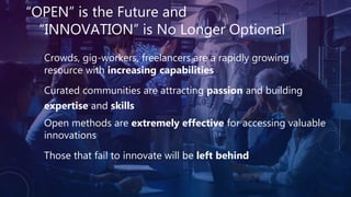 Opening Up Innovation at NASA (NASA's Open Innovation Toolkit and ...