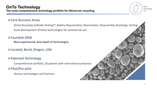 IMPROVING COST AND SAFETY IN EV BATTERY MANUFACTURING VALUE CHAIN | PPT