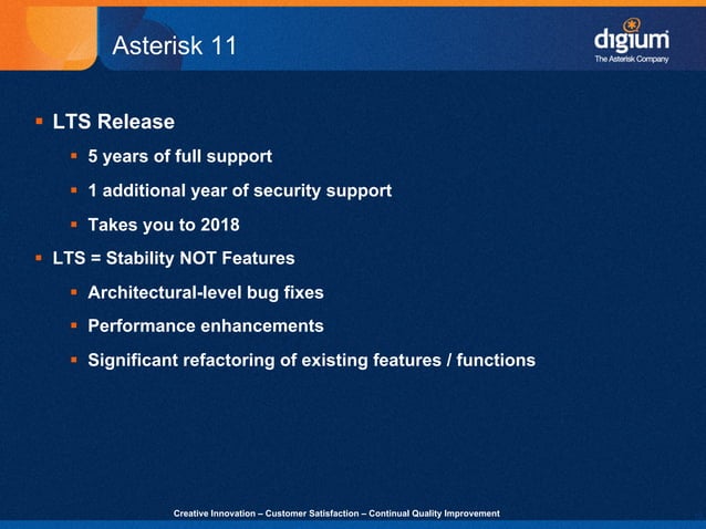 Asterisk Update | PPT