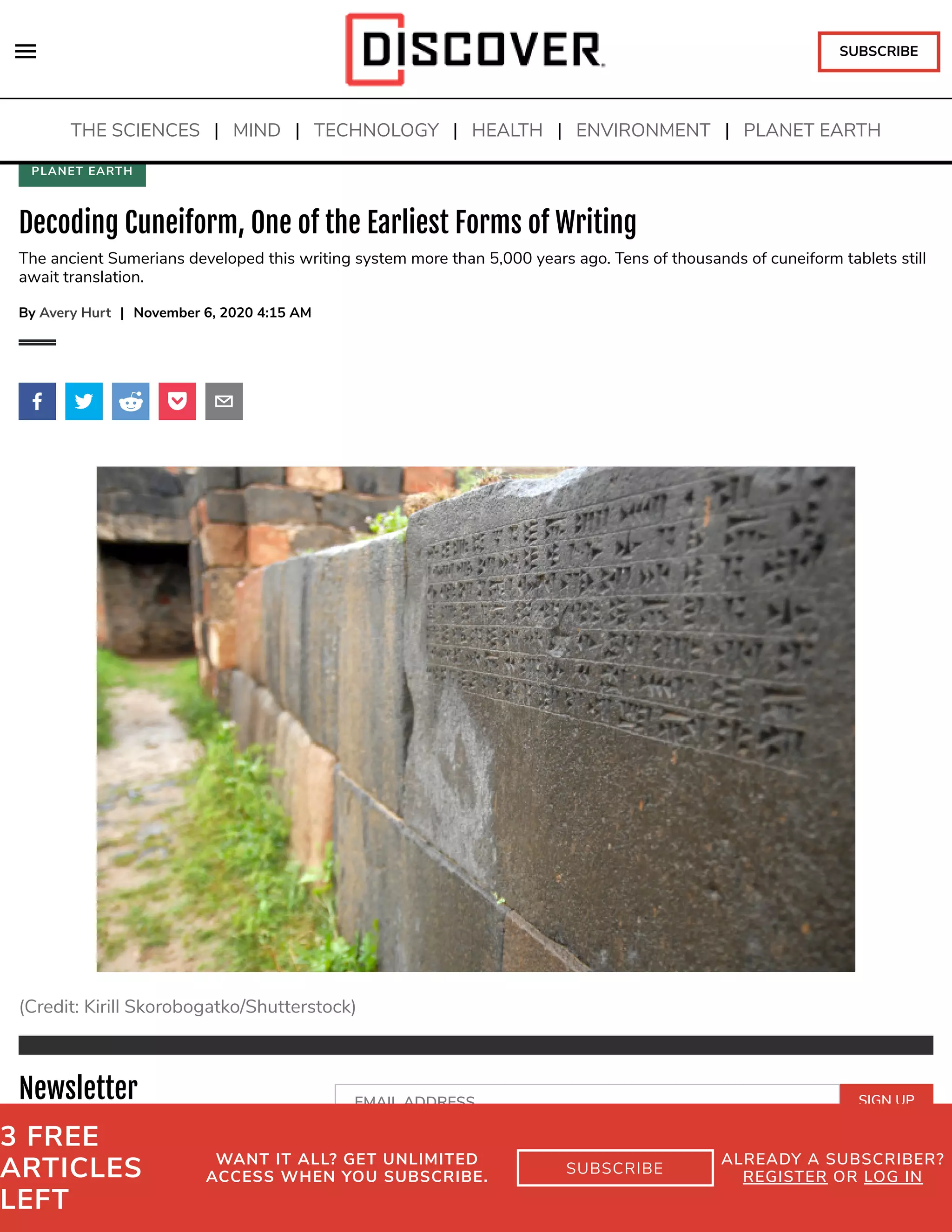 Decoding Cuneiform, One of the Earliest Forms of Writing | PDF