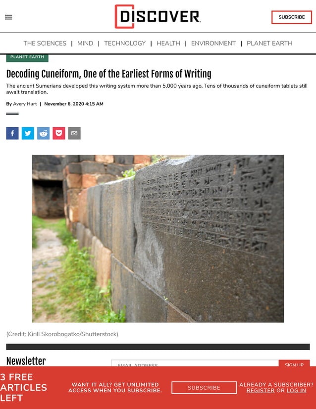 Decoding Cuneiform, One of the Earliest Forms of Writing | PDF