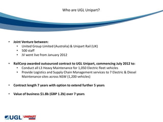 UGL Unipart (Steve Tonks & Steve Scriven) Presentation for UKTI Webinar ...