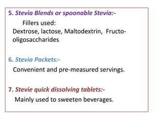 Stevia production | PPTX