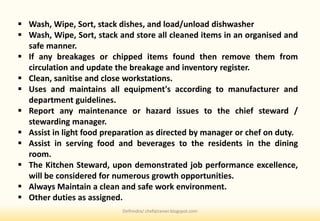 Stewarding Knowledge: www.chefqtrainer.blogspot.com