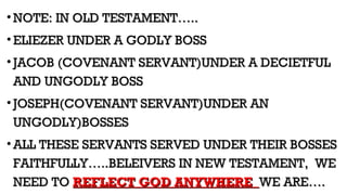 SPIRIT CONTROLLED STEWARD AND HIS STEWARDSHIP | PPT