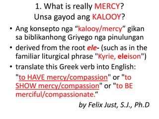 Steward of god’s mercy | PPT