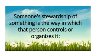 Stewardship | PPTX