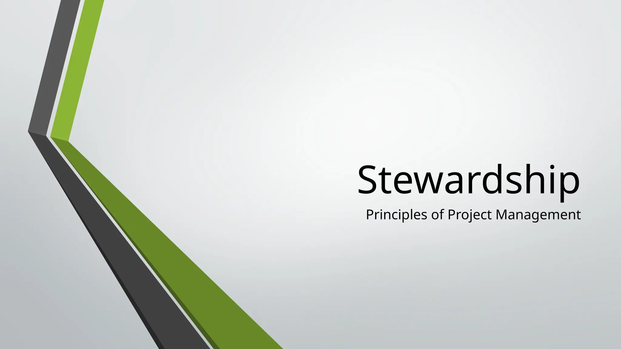 "Guiding Tomorrow: Effective Stewardship" | PPT
