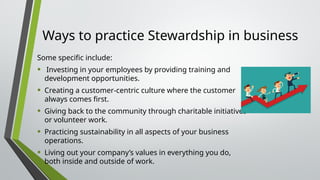 "Guiding Tomorrow: Effective Stewardship" | PPT