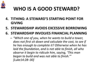 Stewardship a look at Chistrian discipleship | PPTX | Christianity ...