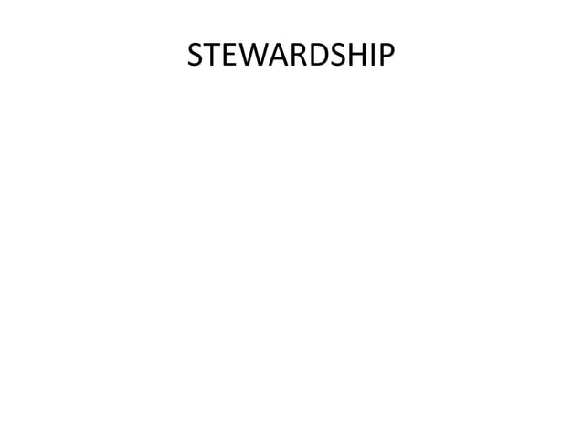 Stewardship meaning and principles | PPTX | Christianity | Religion ...