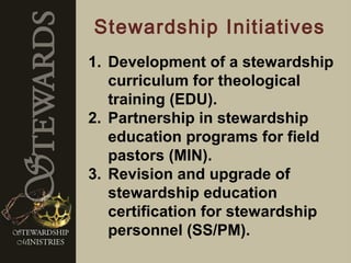 Stewardship In A Changing World | PPT