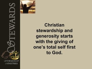 Stewardship In A Changing World | PPT