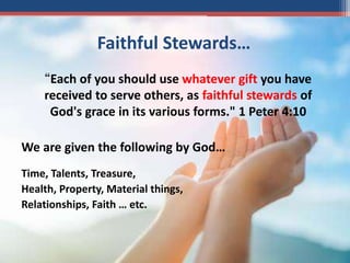 Stewardship in God's Kingdom | PPTX | Christianity | Religion ...