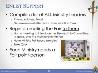 Stewardship Practicum: Ministry Fair | PPT