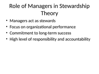 Stewardship_Theory_Detailed_Slides. detailed slides on stewardship ...