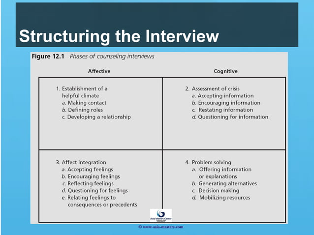The Counseling Interview - Principles & Practices | PPT