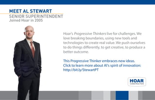 Superintendent Al Stewart is a Progressive Thinker with a spirit of ...