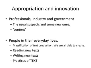 Annotation and the marginalia of everyday life | PPT