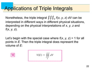 Comprehensive Guide to Triple Integrals and Their Applications in ...