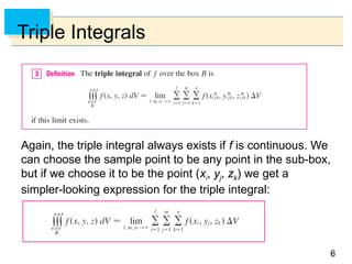 Comprehensive Guide to Triple Integrals and Their Applications in ...