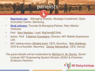 Showcase of MIT Startup Exchange | PPT