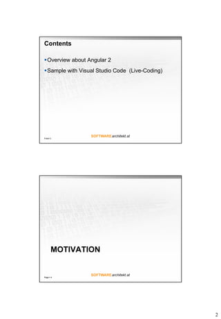 Angular 2 - SSD 2016 London | PDF