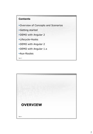 Angular 2 and 1.5 Routing | PDF
