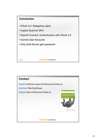 Modern authentication solutions in Angular 2 with OAuth 2.0 and OpenId ...